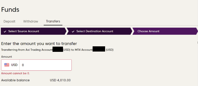 Troubleshooting Internal Transfer Issues with Axi Trading Accounts – Axi Help Center (EN)