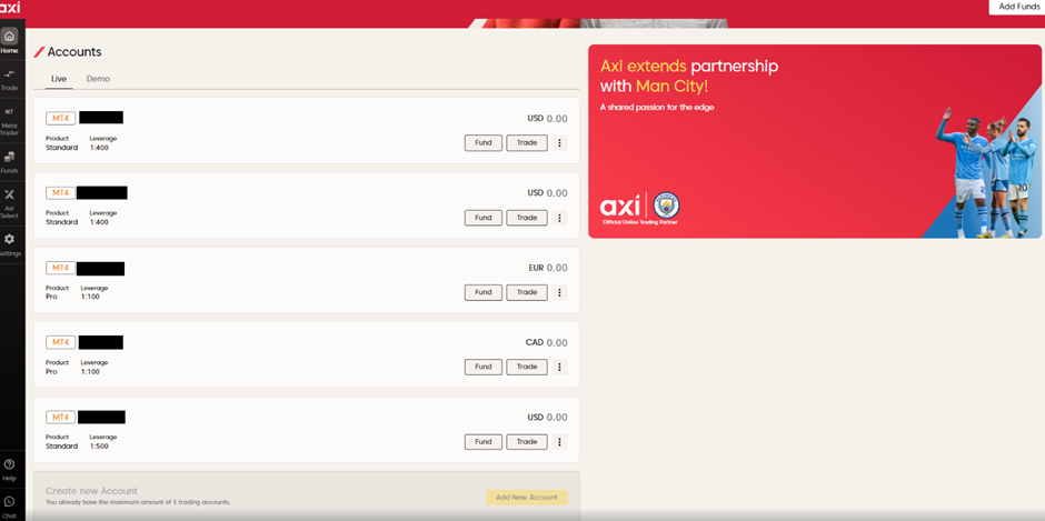 Tại sao tôi không thể đăng ký tài khoản giao dịch mới? – Axi Help Center (VN)