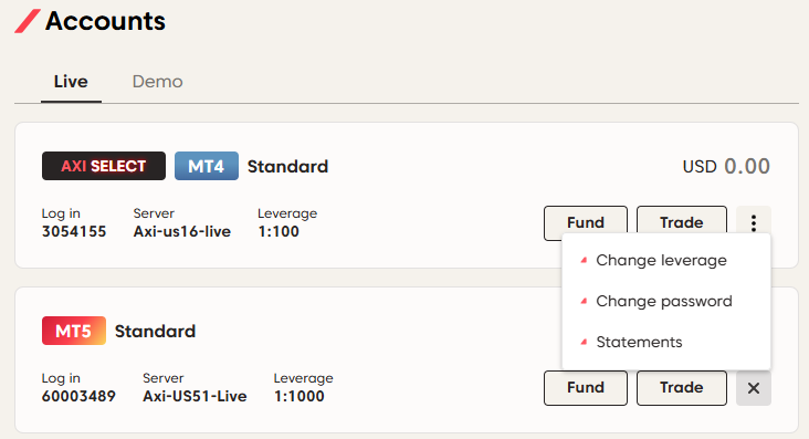 How can I change the leverage on my MT4/MT5 account? – Axi Help Center (EN-US)