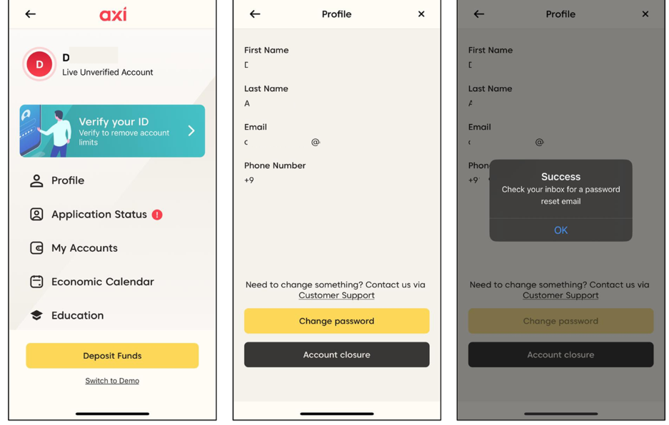 ฉันจะเปลี่ยนรหัสผ่านของฉันใน Axi Trading Platform ได้อย่างไร? – Axi Help Center (TH)