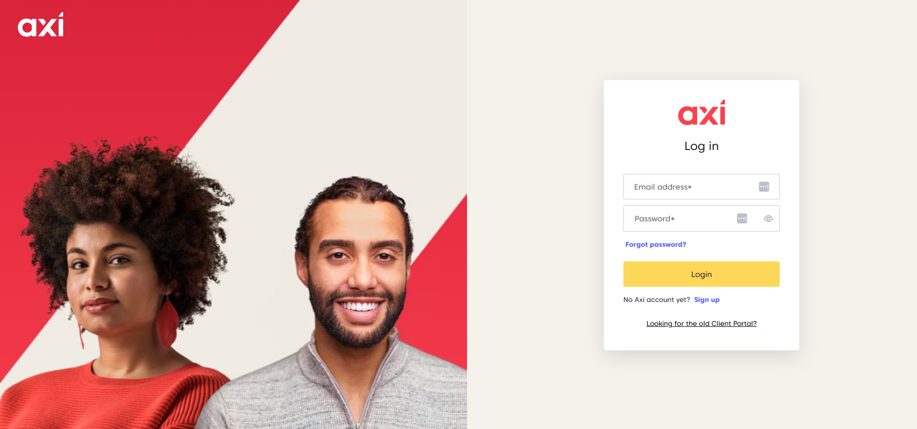 كيف يمكنني الوصول إلى بوابة عملاء Axi؟ – Axi Help Center (AR)
