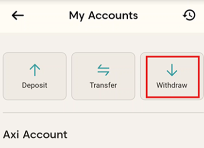 How can I withdraw funds via Knet through the Axi mobile app? – Axi Help Center (EN-US)