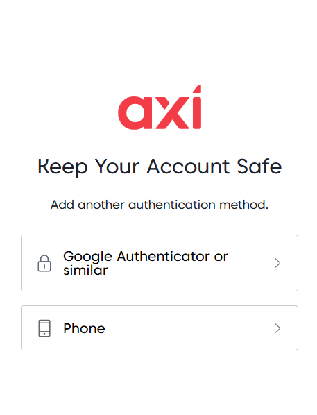 Why do I need to verify my phone number or use an app like Authenticator? – Axi Help Center (EN-US)