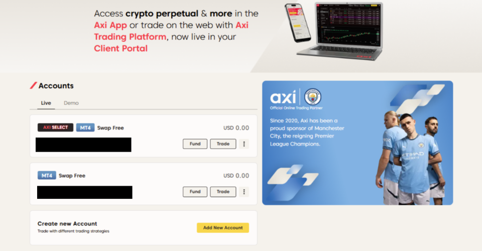 ¿Cómo puedo abrir una cuenta libre de swap adicional? – Axi Help Center (SP)