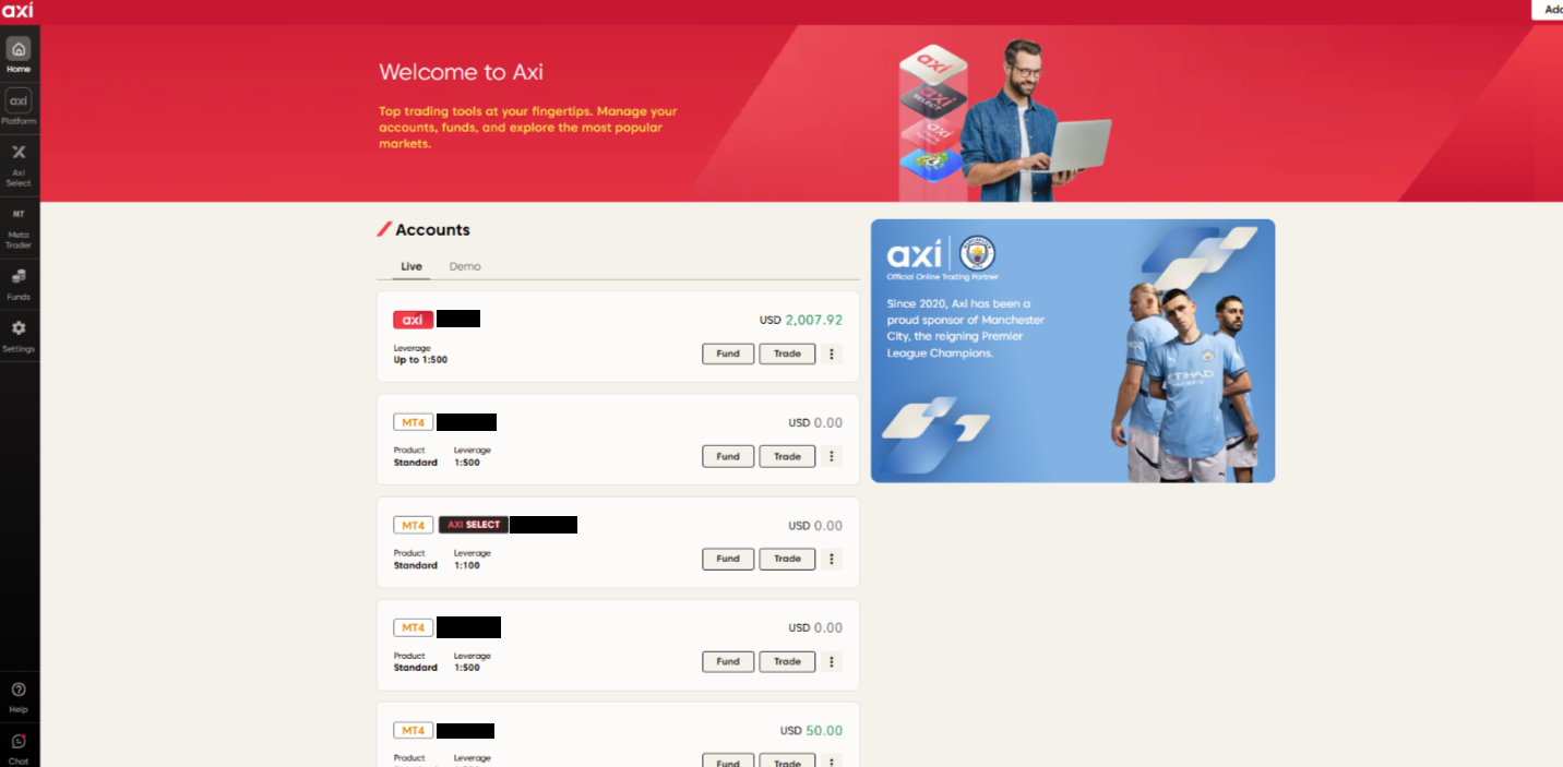 كيف يمكنني الوصول إلى منصة Axi للتداول (ATP) عبر متصفح الويب؟ – Axi Help Center (AR)