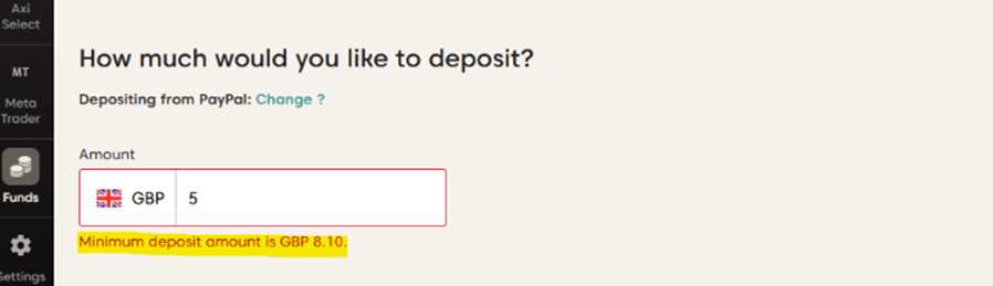 كيف يمكنني إيداع الأموال في حساب MT4 الخاص بي باستخدام PayPal؟ – Axi Help Center (AR)