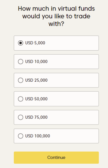 فتح حساب تجريبي – Axi Help Center (AR)