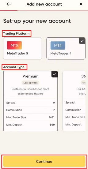 هل يمكنني فتح حساب على منصة MT4/MT5 من خلال تطبيق Axi للتداول عبر الهاتف المحمول؟ – Axi Help ...