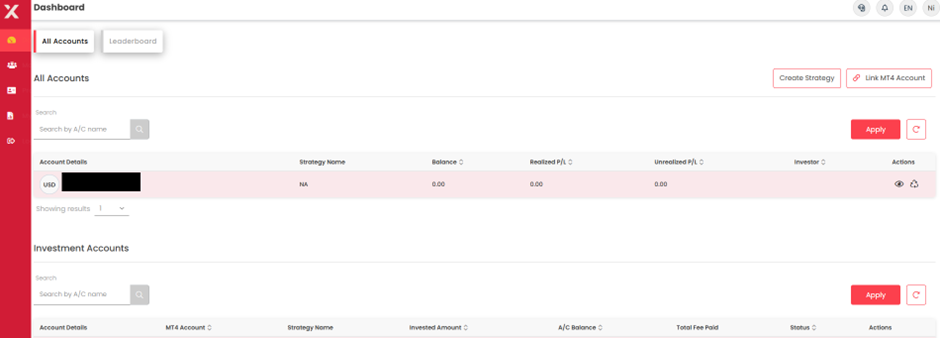 Welche Informationen sind auf meinem PAMM-Portal-Dashboard verfügbar? – Axi Help Center (GE)